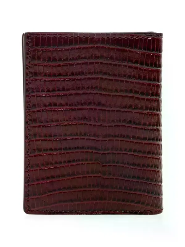 TOM FORD Lizard-effect Leather Wallet