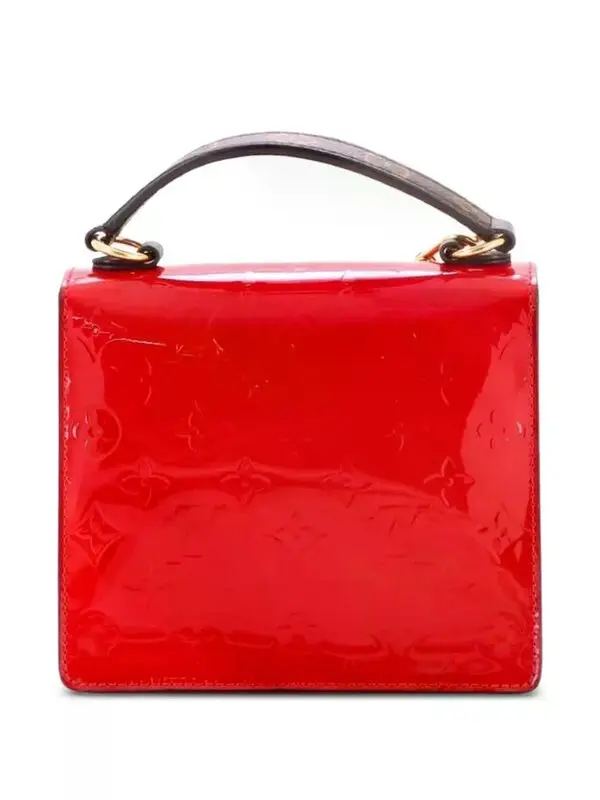 LOUIS VUITTON Spring Street Nm Handbag Monogram Vernis - Blue