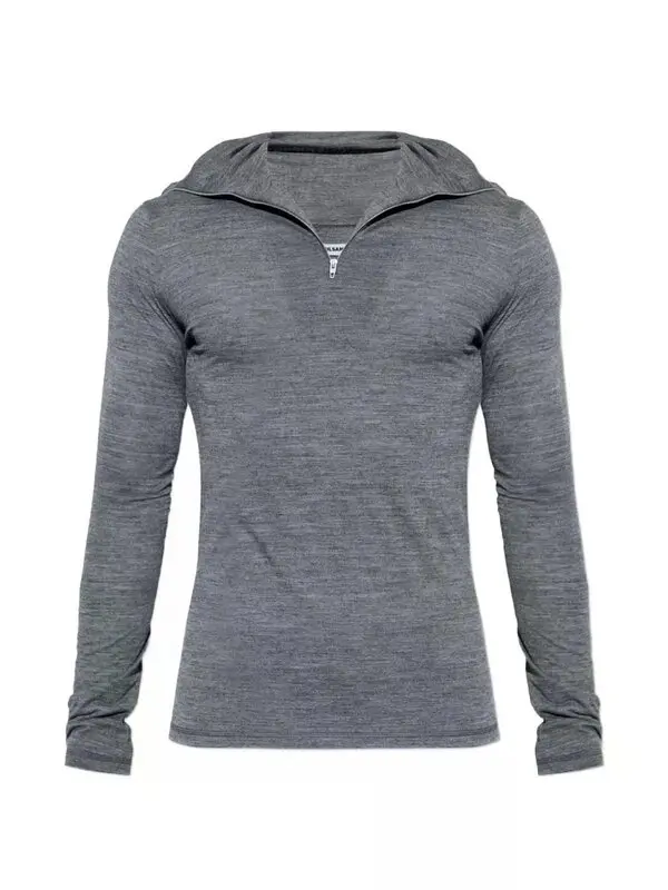 JIL SANDER Quarter-zip Long-sleeve Sweater