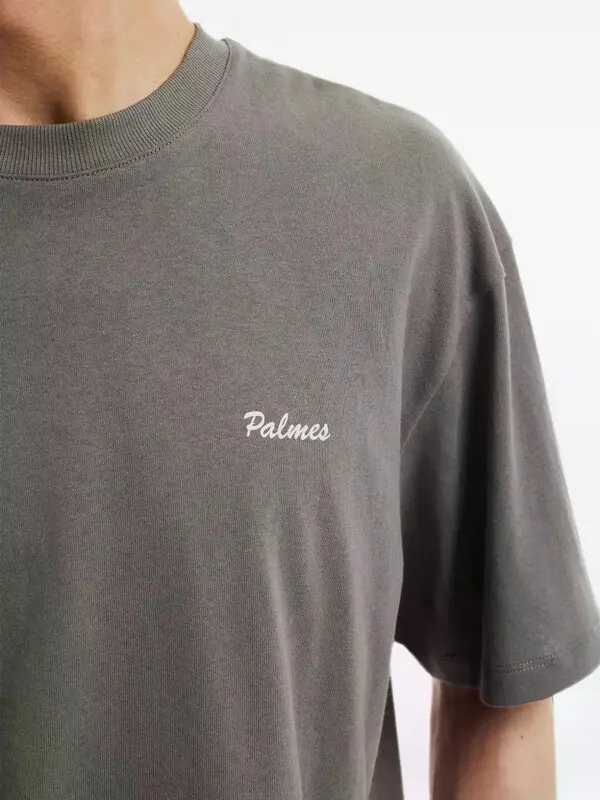 PALMES Logo-print Cotton T-shirt