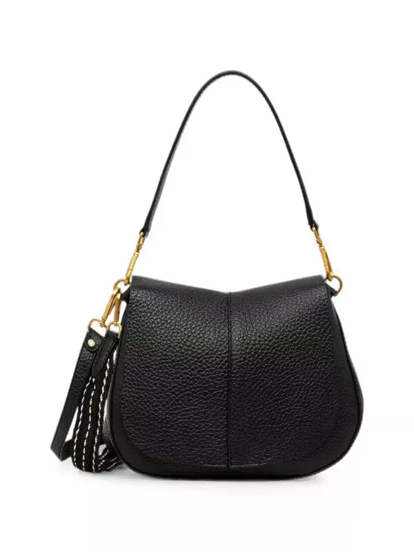 GIANNI CHIARINI Helena Round Grainy-leather Tote Bag