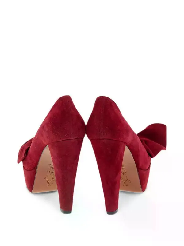Marni Bow Detail Platform Pumps