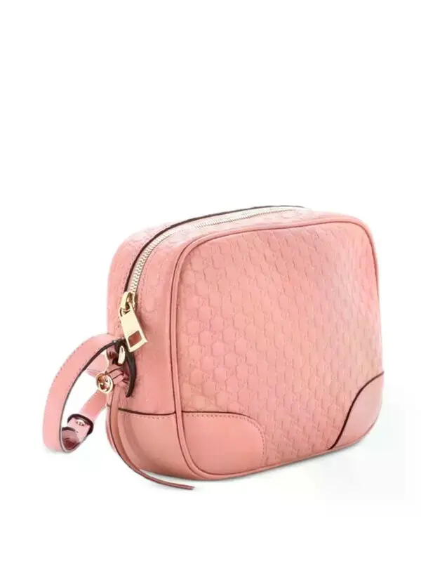 Gucci Leather Mini Crossbody Bag - Pink