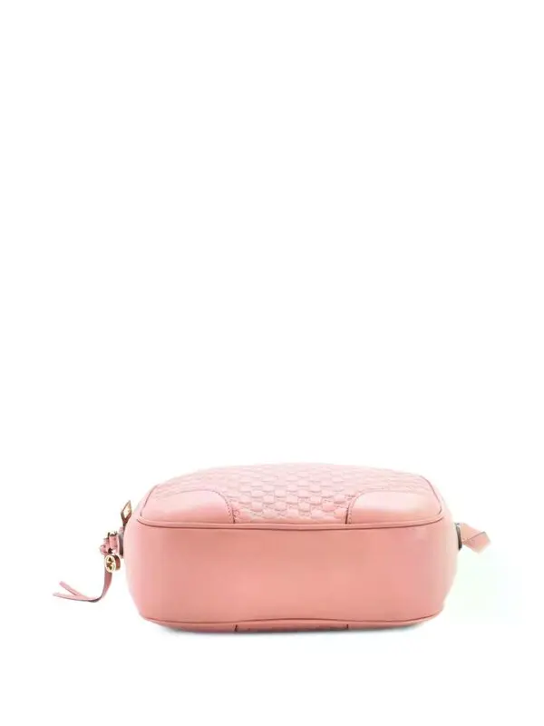 Gucci Leather Mini Crossbody Bag - Pink
