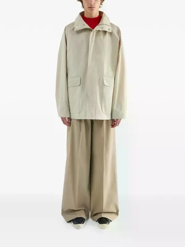 JIL SANDER Raglan-sleeve Drill Shirt Jacket