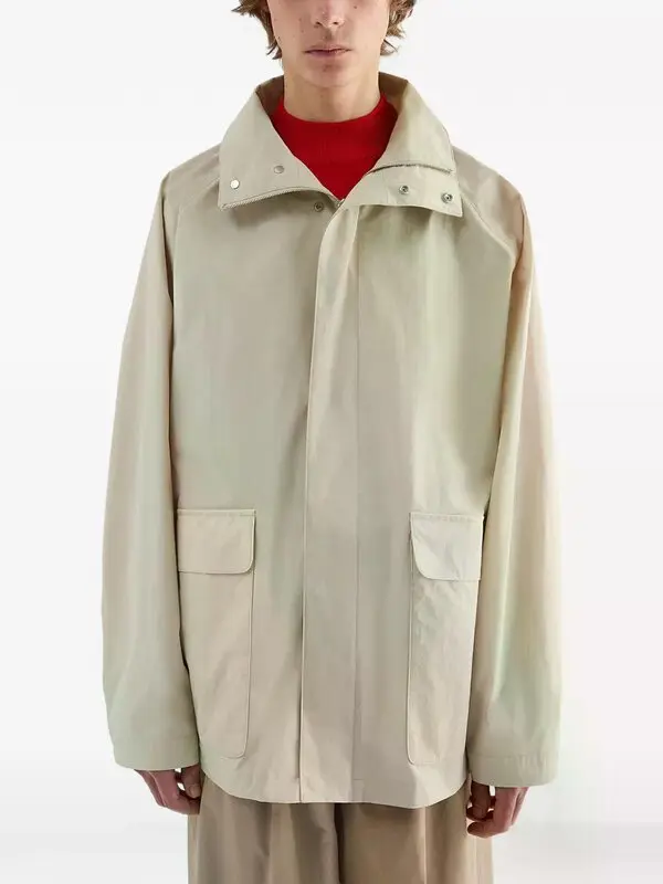 JIL SANDER Raglan-sleeve Drill Shirt Jacket