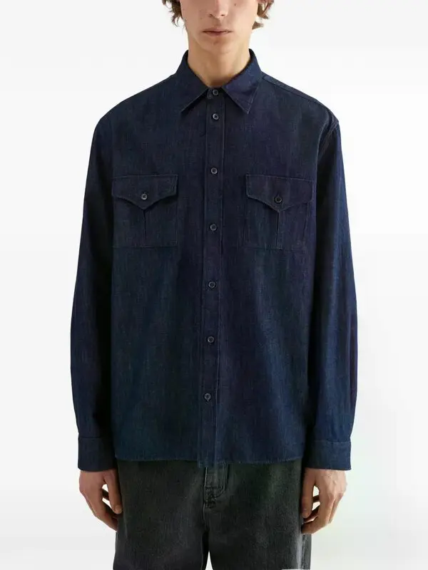 JIL SANDER Cotton Chambray Shirt