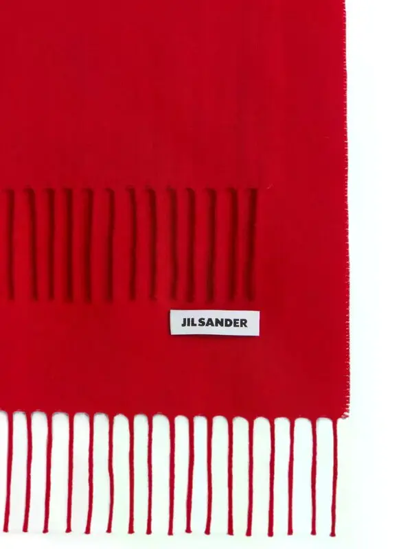 JIL SANDER Slim Wool Scarf