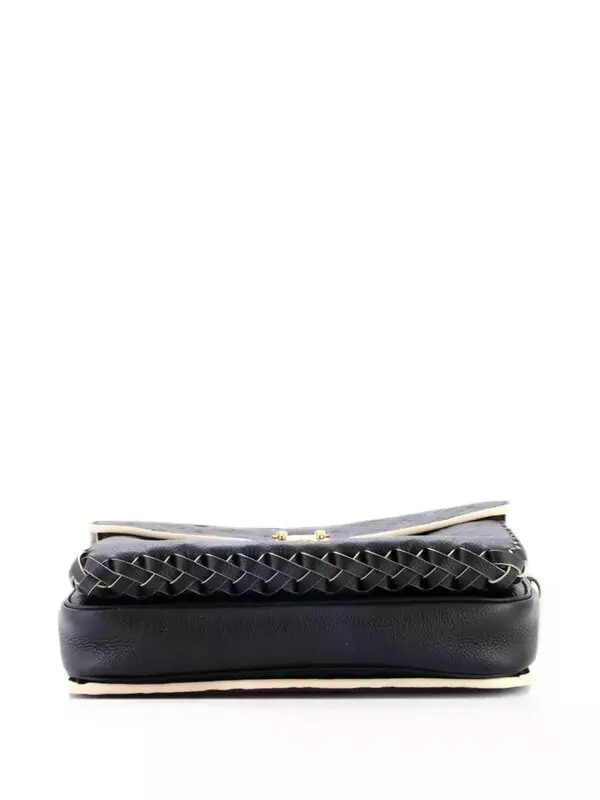 LOUIS VUITTON Monogram Empreinte Leather Pochette Metis Bag - Black