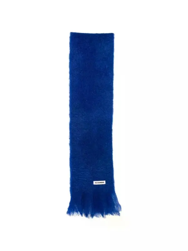 JIL SANDER Logo-patch Scarf