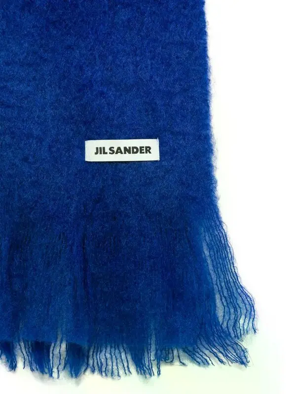 JIL SANDER Logo-patch Scarf