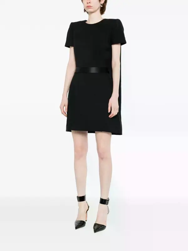 Alexander McQueen Belted Short-sleeve Dress