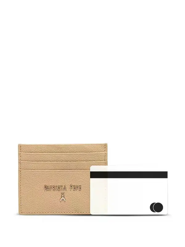 Patrizia Pepe Textured Cardholder - Neutrals