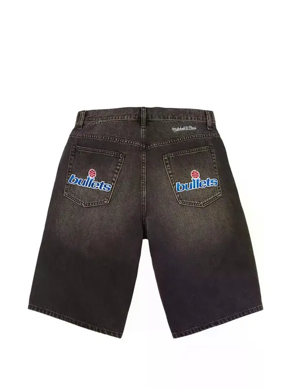 Supreme X Mitchell & Ness Nba Logo-print Shorts