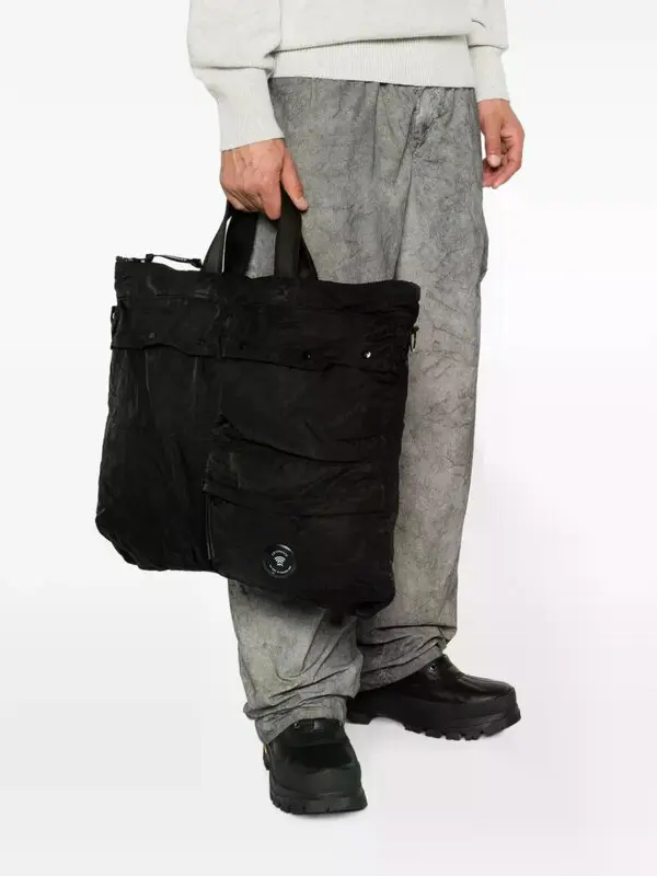 C.P. COMPANY Logo-patch Multi-pocket Tote Bag