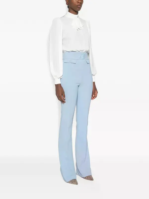 Elisabetta Franchi Bow-detail High-waisted Jumpsuit