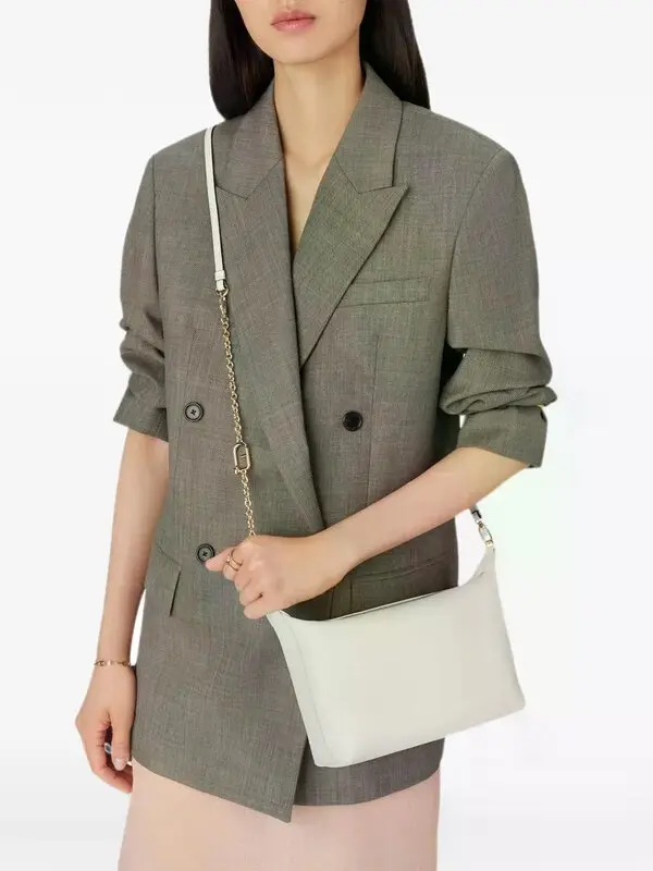 Furla Nuvola Leather Shoulder Bag - Neutrals