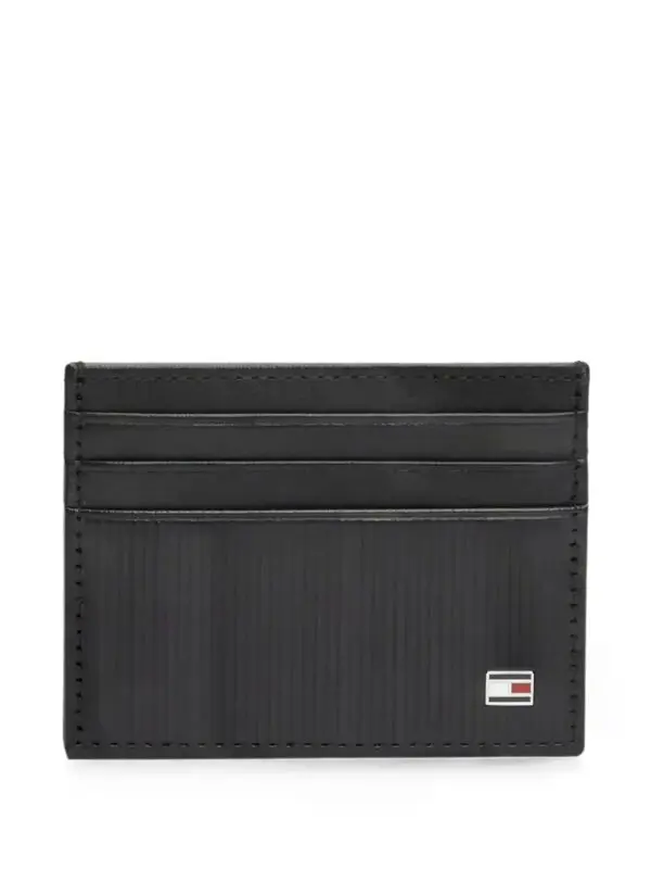 Tommy Hilfiger Flag-plaque Ribbed Card Holder