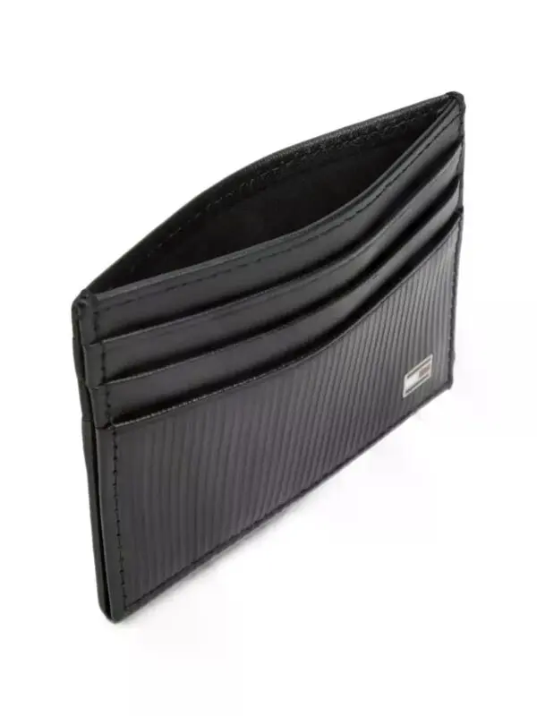 Tommy Hilfiger Flag-plaque Ribbed Card Holder