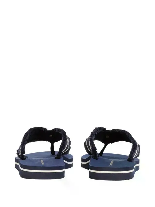 Tommy Hilfiger Striped Logo Flip-flops