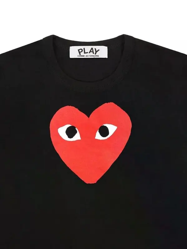 Play Comme Des Garcon Heart Print T-shirt