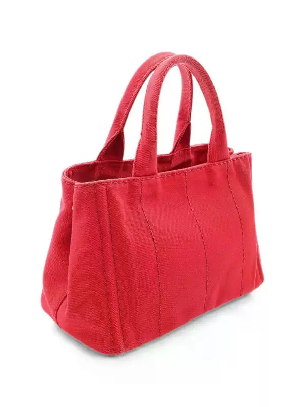 Prada 2000s Canapa Two-way Handbag
