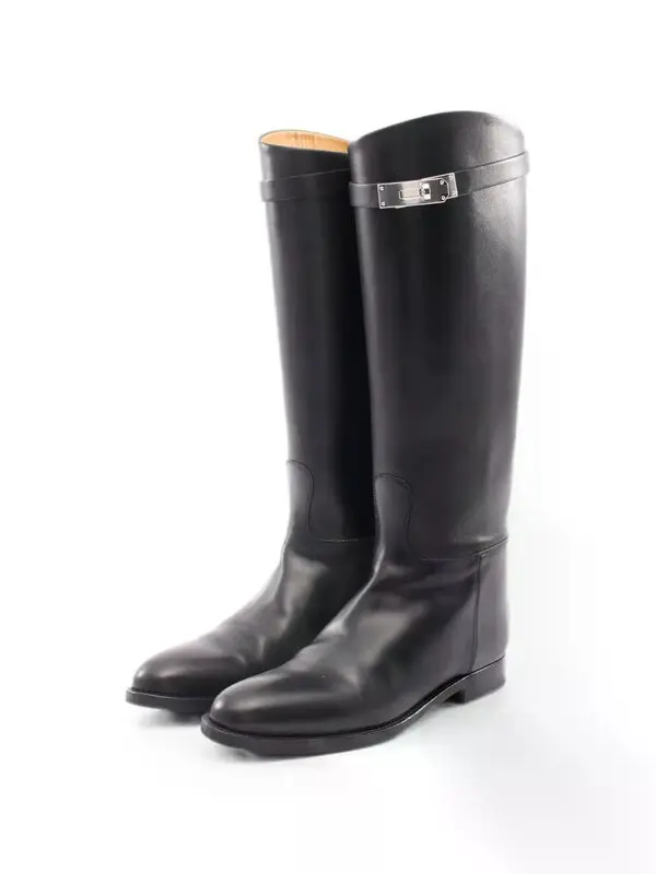 Hermès Leather Kelly Jumping Knee-high Boots