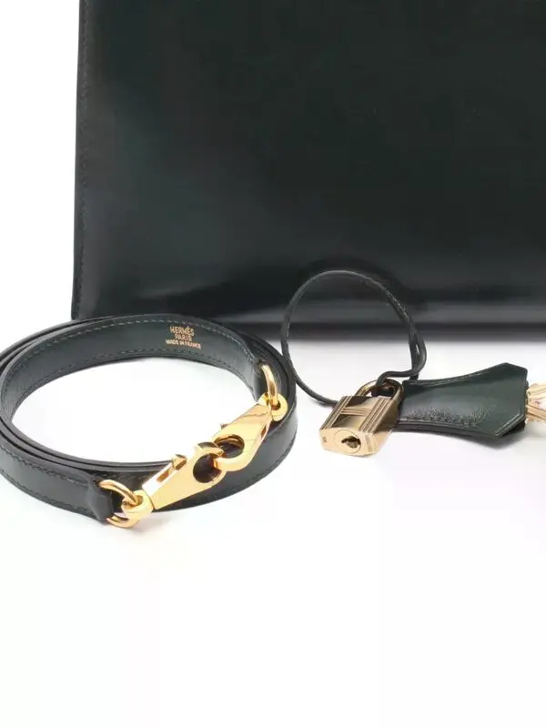 Hermès 2002 Kelly 28 Tote Bag - Green