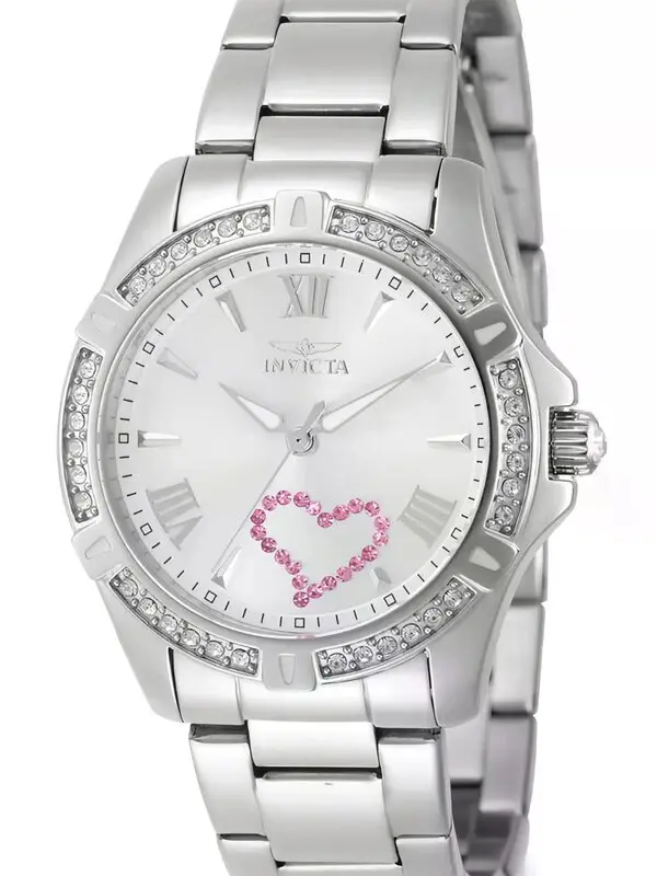 INVICTA Angel 38mm Watch With Crystal-embellished Bezel And Heart Motif