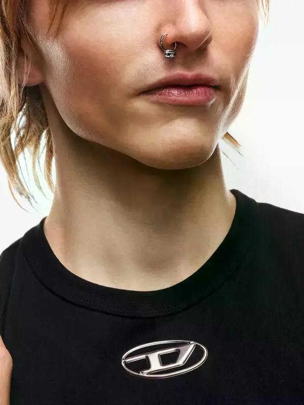 DIESEL® Stainless Steel Hinged Septum Jewelry