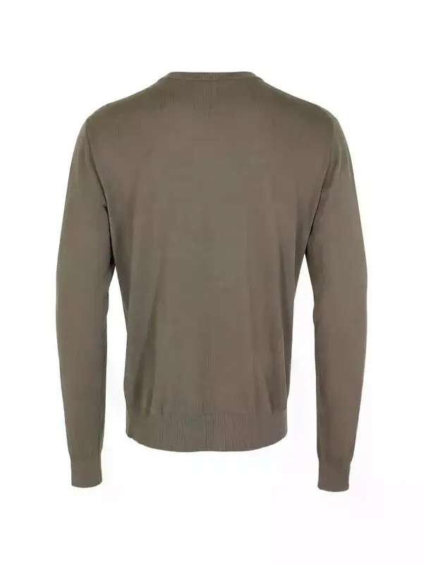 MANUEL RITZ Crew-neck Ribbed-trim Sweater