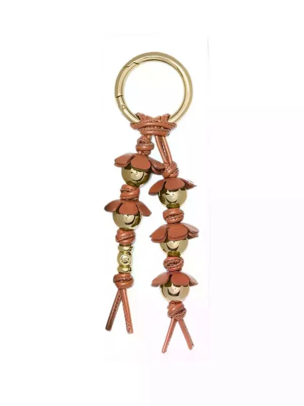 Michael Kors Floral Beaded Bag Charm