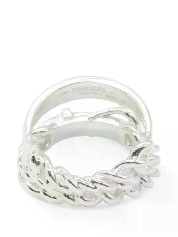 Hermès Sterling Buckle Ring