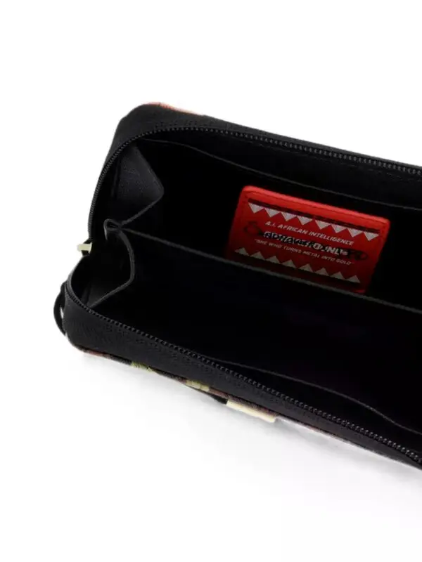 SPRAYGROUND Floral-print Geometric-pattern Wallet