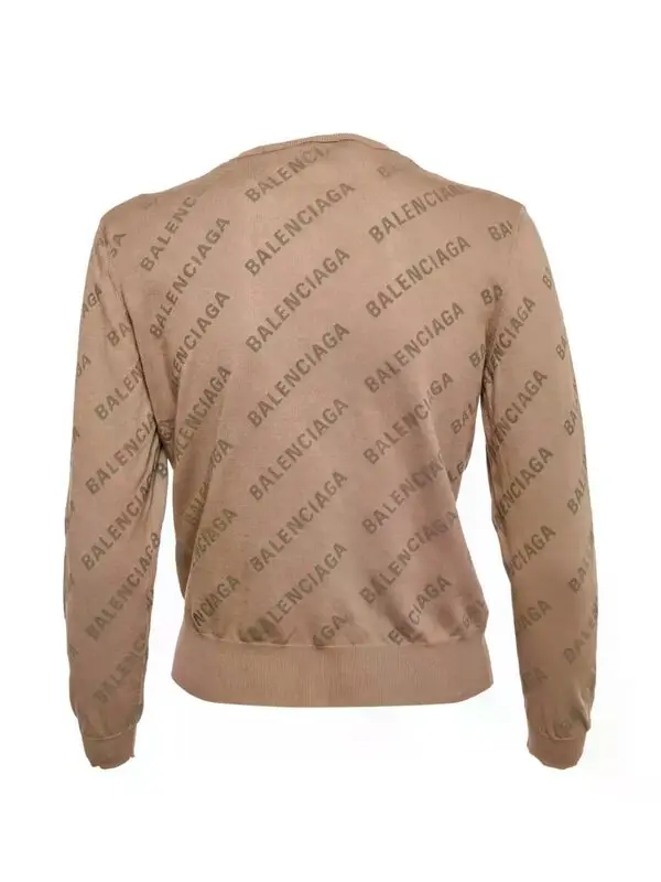 Balenciaga Logo-print Cardigan