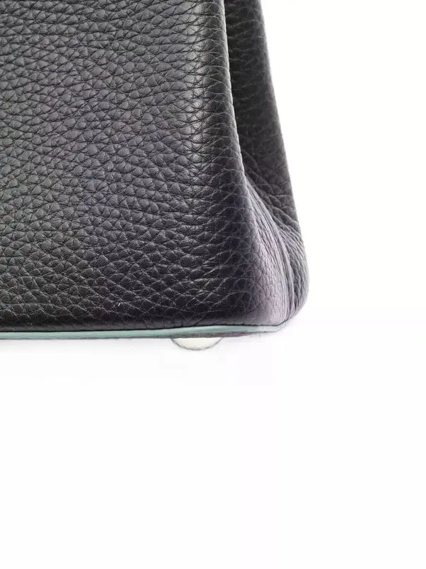 LOUIS VUITTON Taurillon Leather Capucines Handbag - Black