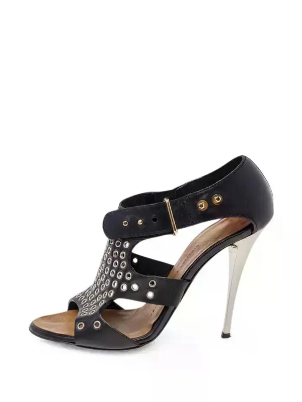 GIUSEPPE ZANOTTI Eyelet Ankle-strap Sandals