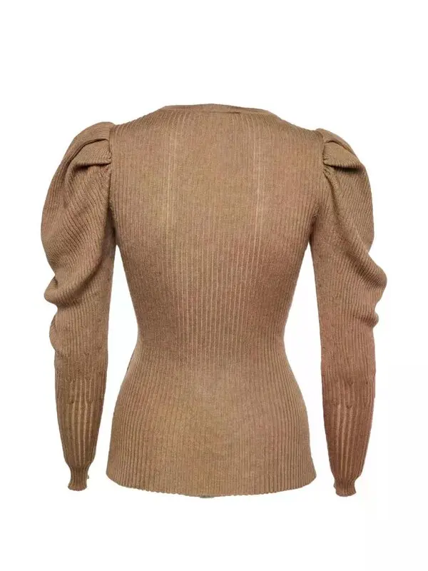 Gabriela Hearst Nessa Puff-sleeve Blouse