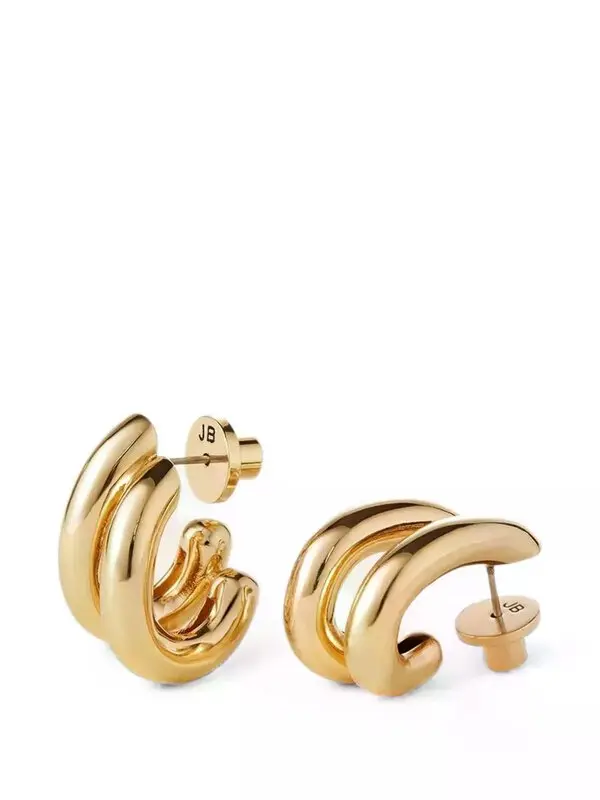 Jenny Bird Florence Double Hoop Earrings In Tone