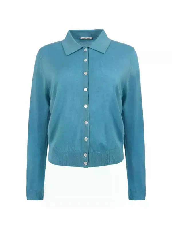 Sandy Liang Ley Button-up Cardigan - Blue