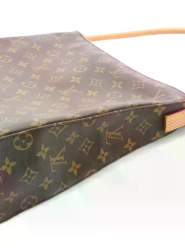 LOUIS VUITTON Monogram Canvas Looping Gm Shoulder Bag - Brown