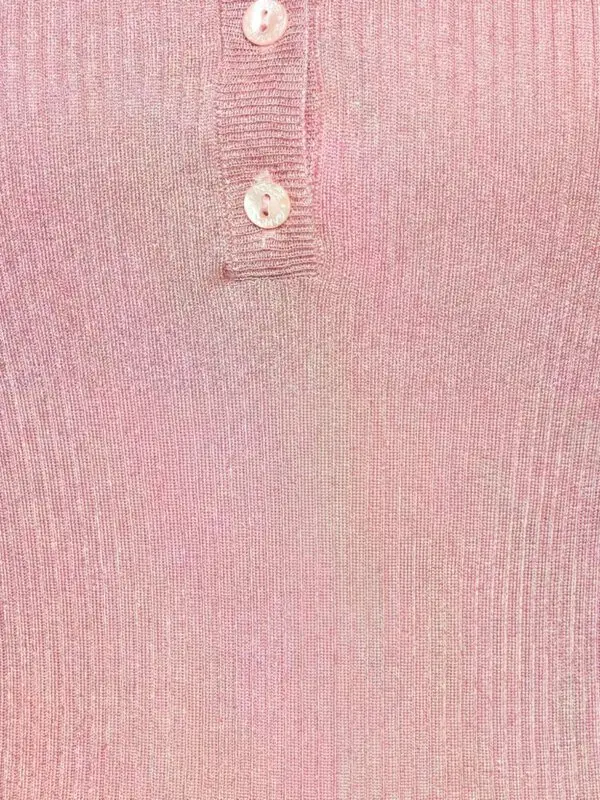 Dolce & Gabbana Ribbed-knit Polo Shirt