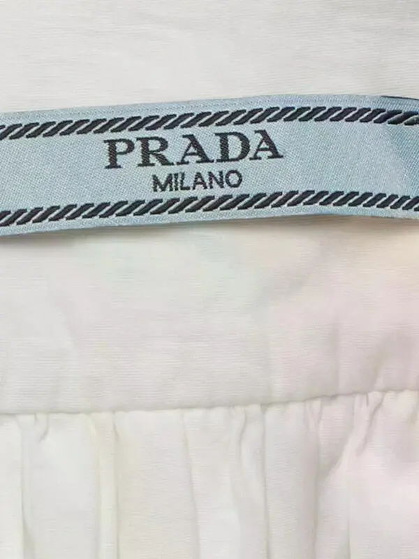Prada Cotton Oversized Blouse - White