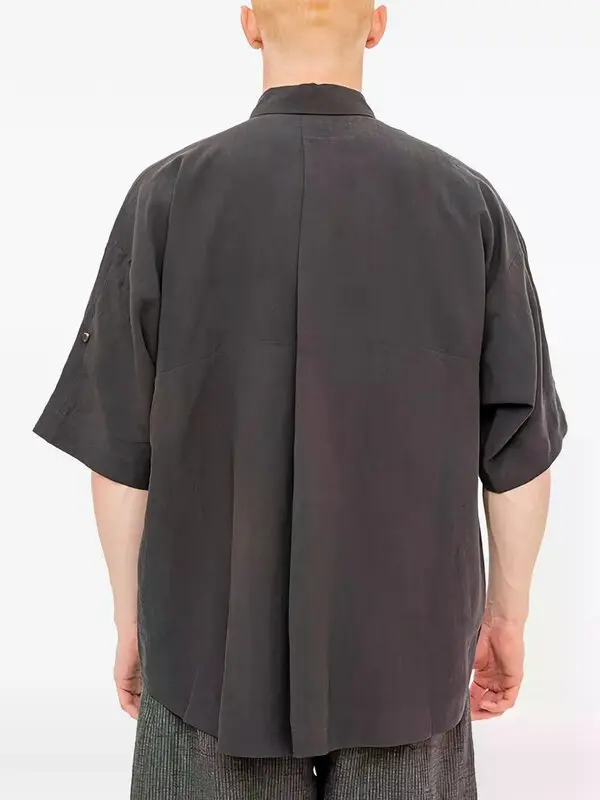 JAN JAN VAN ESSCHE Short-sleeve Button-loop Shirt