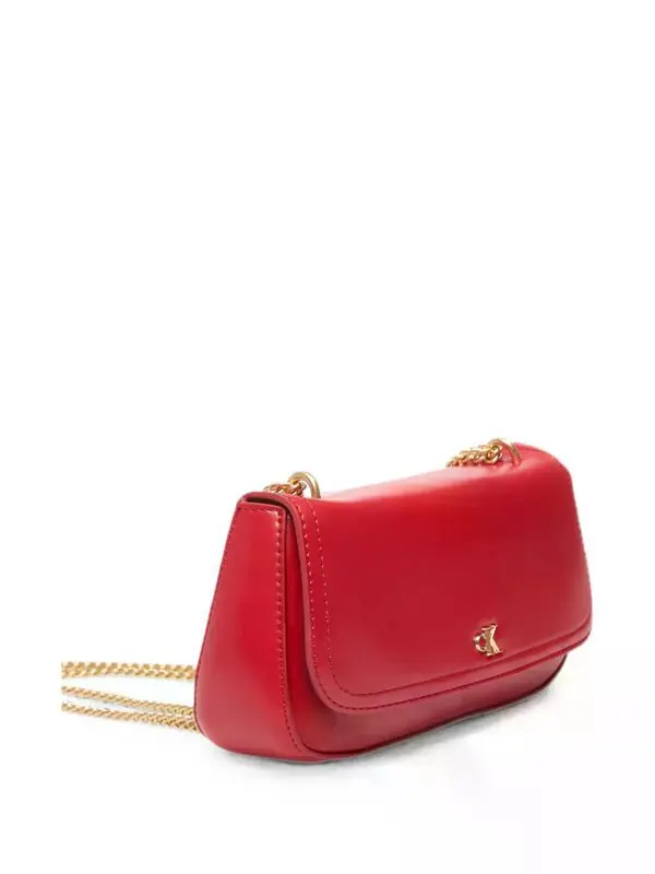 Calvin Klein Small Monogram Logo-plaque Chain-strap Shoulder Bag