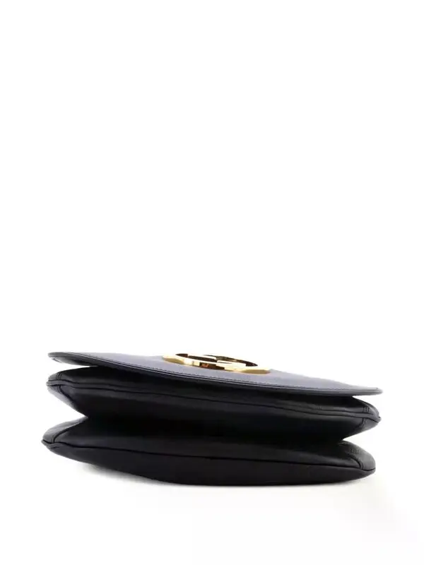 Gucci Leather Medium Shoulder Bag - Black