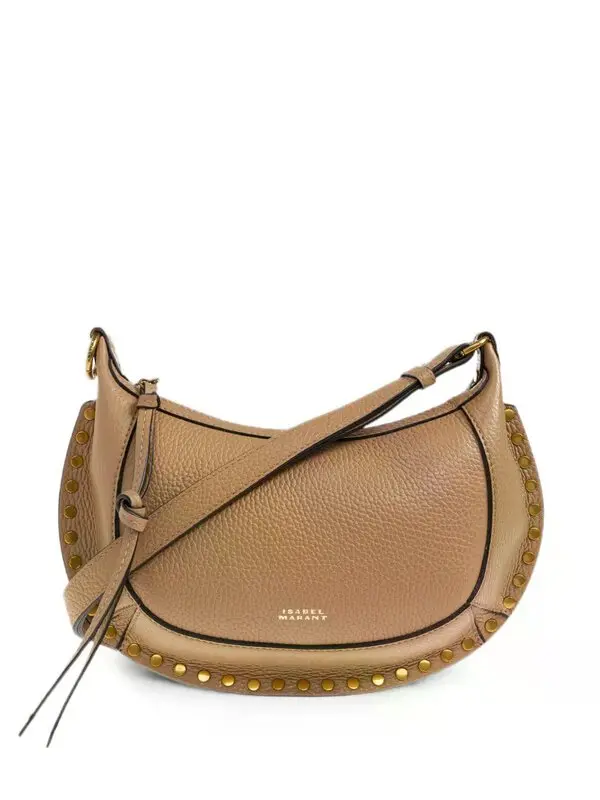 Isabel Marant Étoile Oskan Moon Studded Leather Shoulder Bag