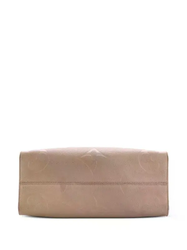 LOUIS VUITTON Onthego Mm Monogram Empreinte Giant Tote Bag - Neutrals