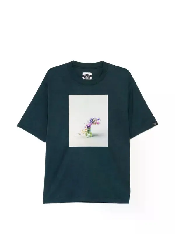AGNES B. Graphic-print T-shirt - Blue