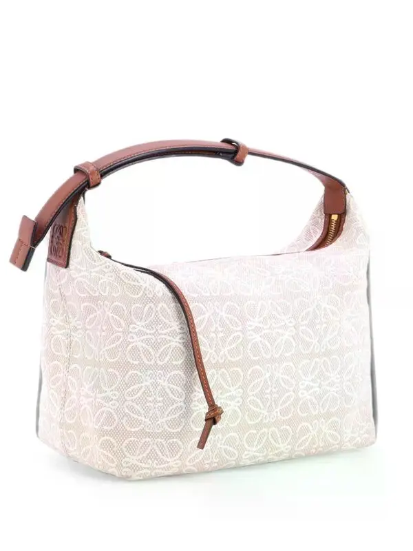 Loewe Cubi Anagram Jacquard Medium Hobo Bag